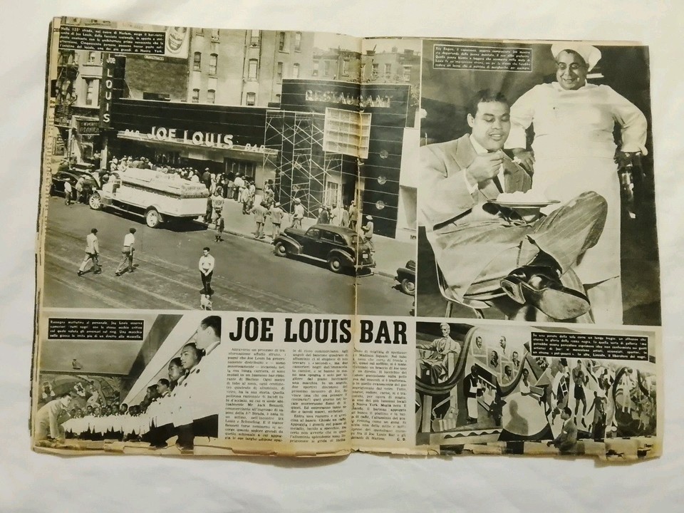 Tempo 41 1946 Pugile Joe Louis Caso Ettore Grande Conte Vittorio Amedeo ...