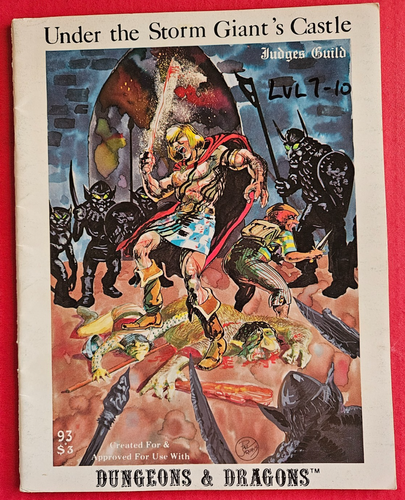 Under the Storm Giant's Castle - AD&D Adventure Module - Judges Guild ...