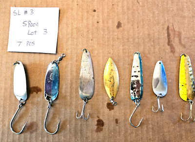 Saltwater - Spoons 7 Spoons Lot Salmon, Trout Lot - #SL3 | eBay