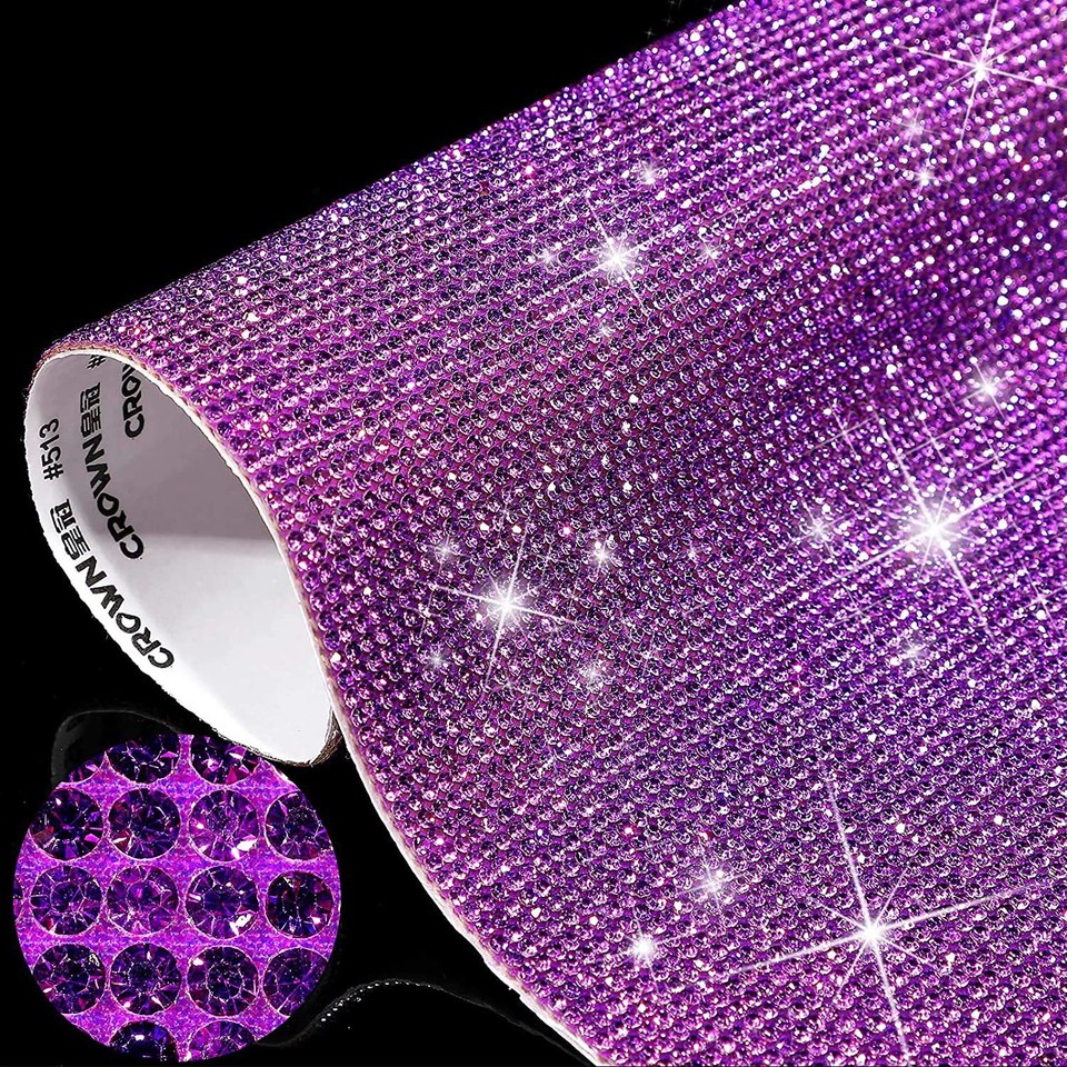 DIY 5Colors Rhinestone Sticker Sheet Self Adhesive Bling Diamond ...