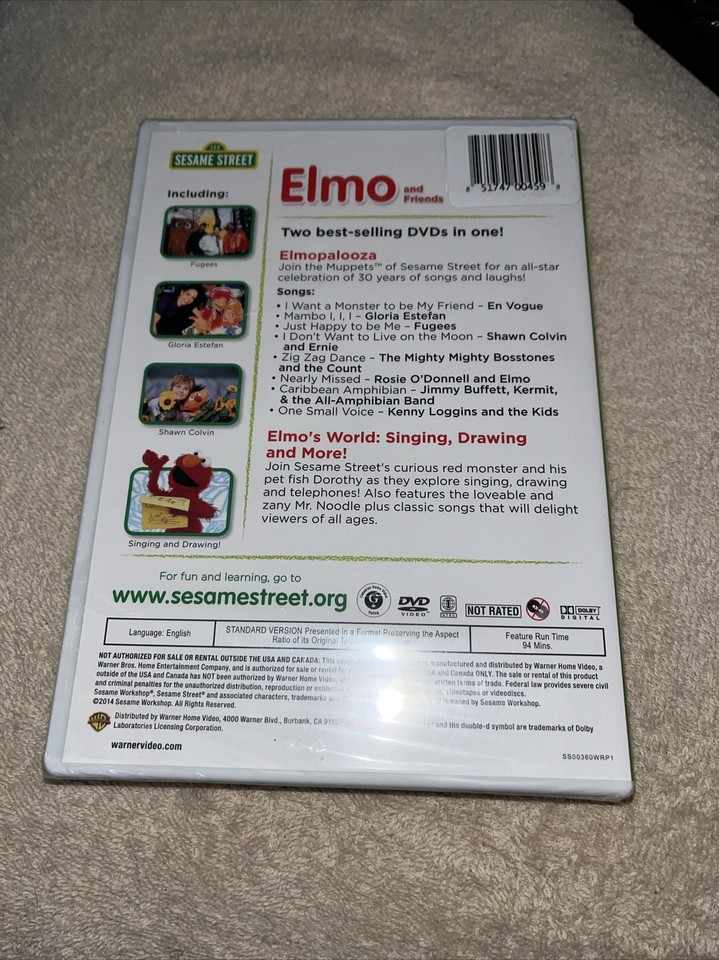 SESAME STREET: Elmo and Friends (DVD, 2014) Sealed New | eBay