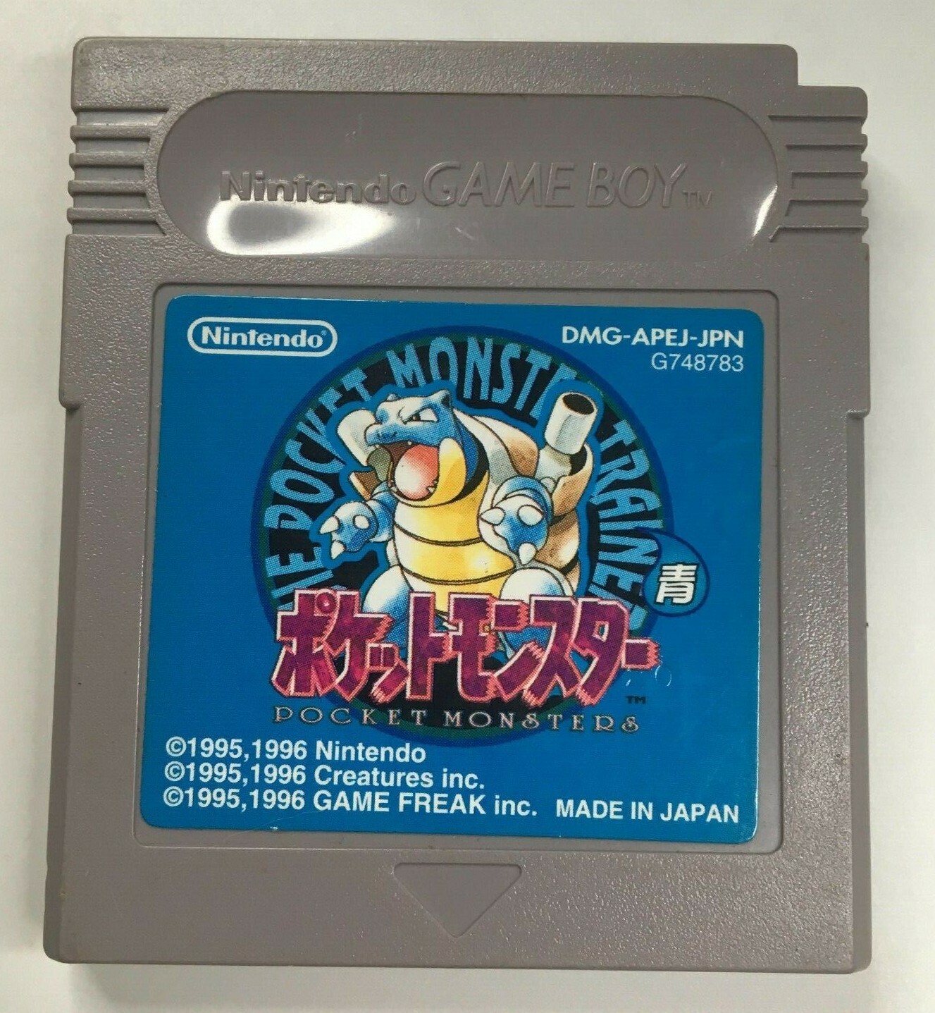 Pokemon Japanese Gameboy Color Red Blue Green Yellow Gold Silver ...