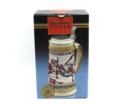 Budweiser 1988 Olympic Winter Games Calgary Limited Edition Stein Gerz ...