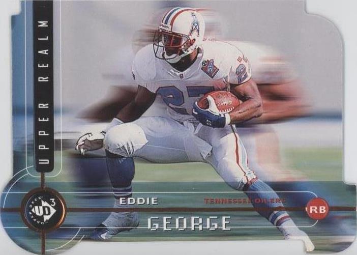 1998 Upper Deck UD3 - Upper Realm Eddie George #75 Die-Cut /2000 for ...
