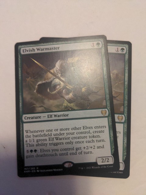 MTG Elvish Warmaster Kaldheim 167/285 Regular Rare for sale online | eBay