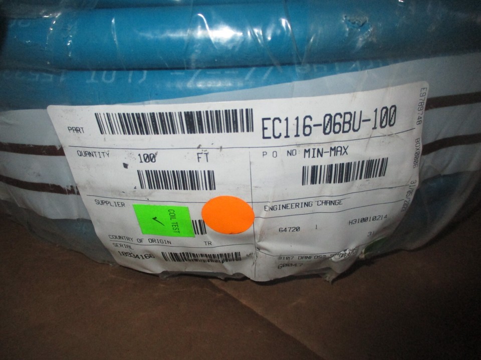 Danfoss EC116-06BU-100 Manta Pressure Washer Hose 100 ft L, 4350 psi ...