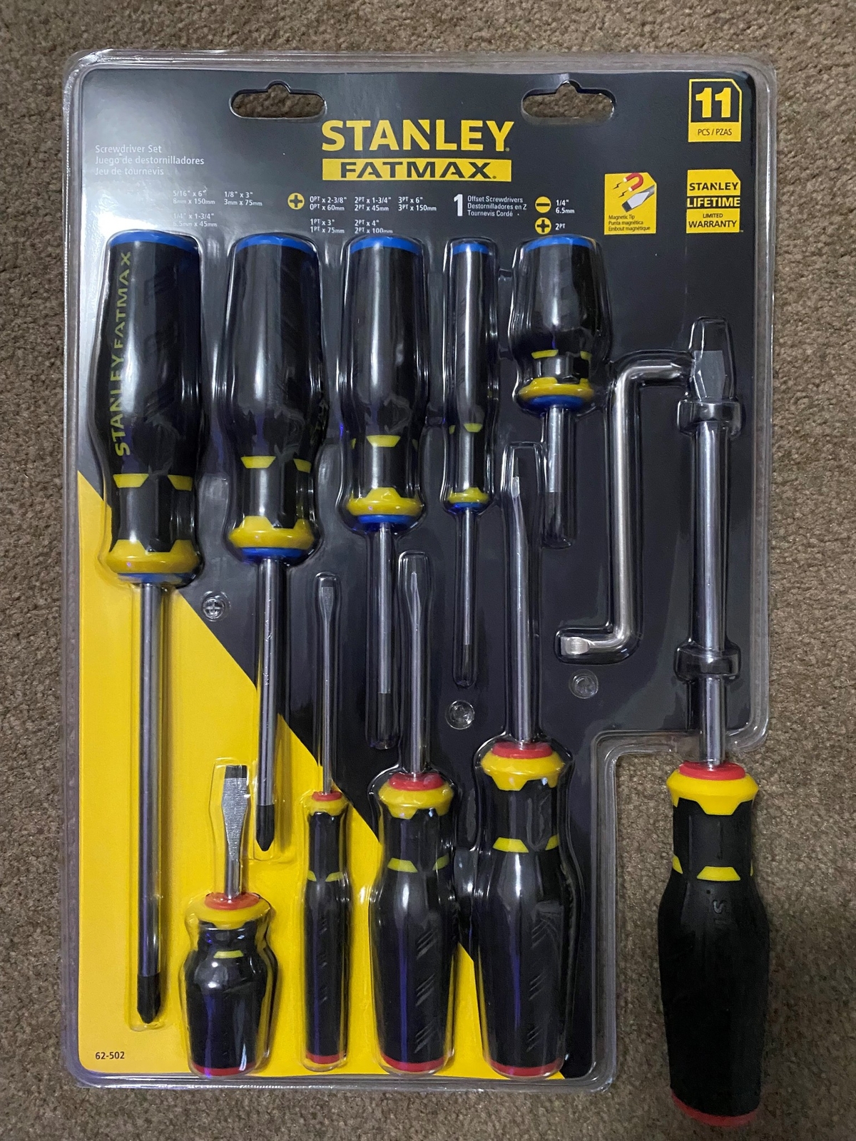Stanley 62-502 11-Piece FatMax Screwdriver Set | eBay