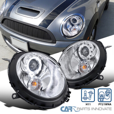 Fits 2007-2013 Mini Cooper S R56 LED Halo Projector Headlights Head ...
