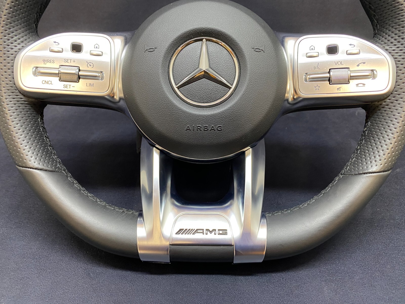 Mercedes Benz W205 W213 W253 W222 Steering Wheel AMG Sport Paddles LHD ...