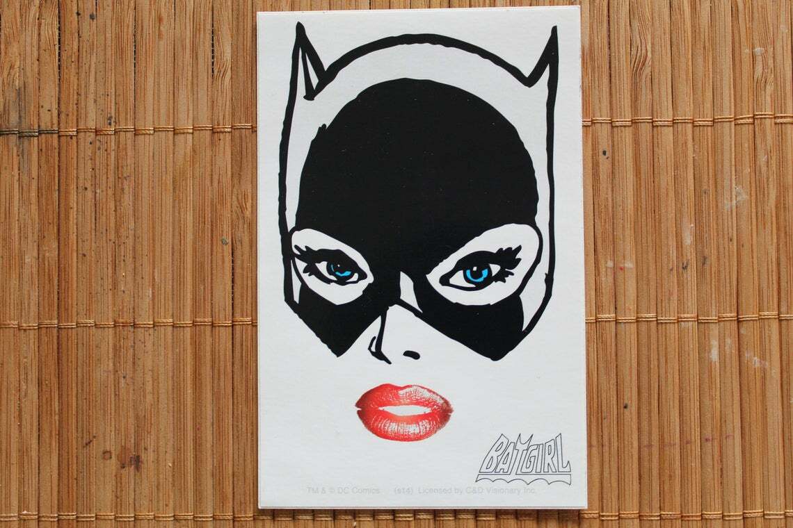 Batman sticker // Batgirl Sticker // original bumper Sticker adam west ...