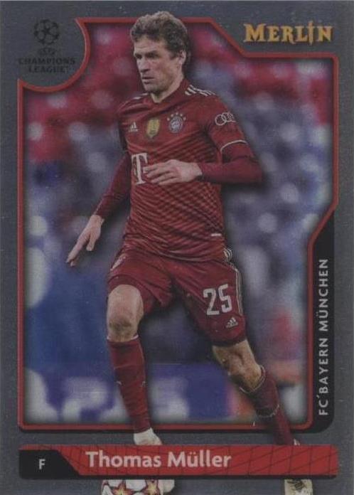 2021-22 Topps Merlin Collection Chrome UCL - Thomas Muller #135 for ...