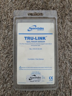 Brand New Original Spacelabs TruLink SPO2 Cable Finger Sensor PN:015 ...