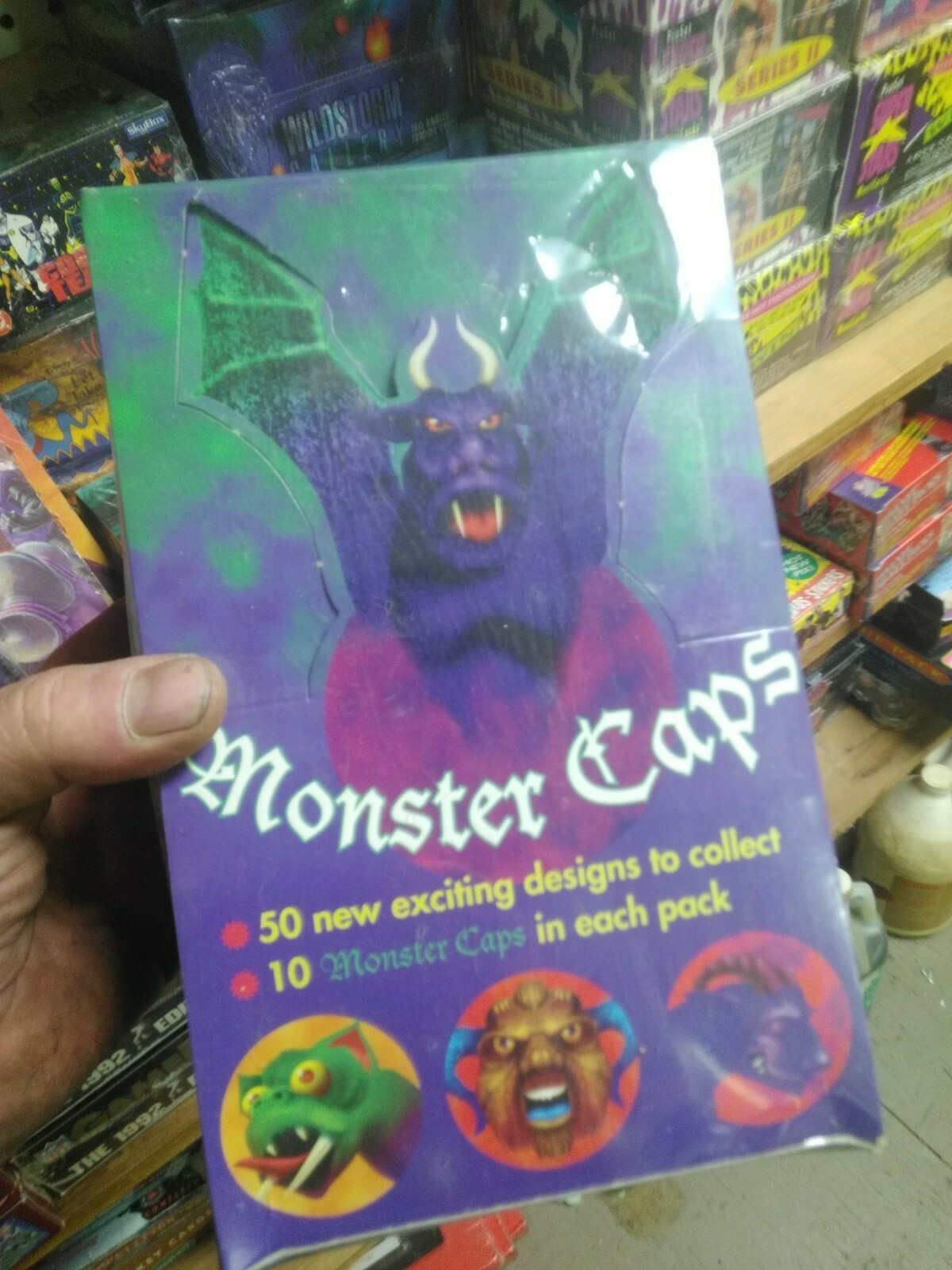 MONSTER CAPS POGS/MILKCAPS LARGE BOX vintage pogs game milk caps NEW | eBay