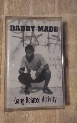 Daddy Madd ‎~ Gang Related Activity 1993 Cassette G-Funk Gangsta ...