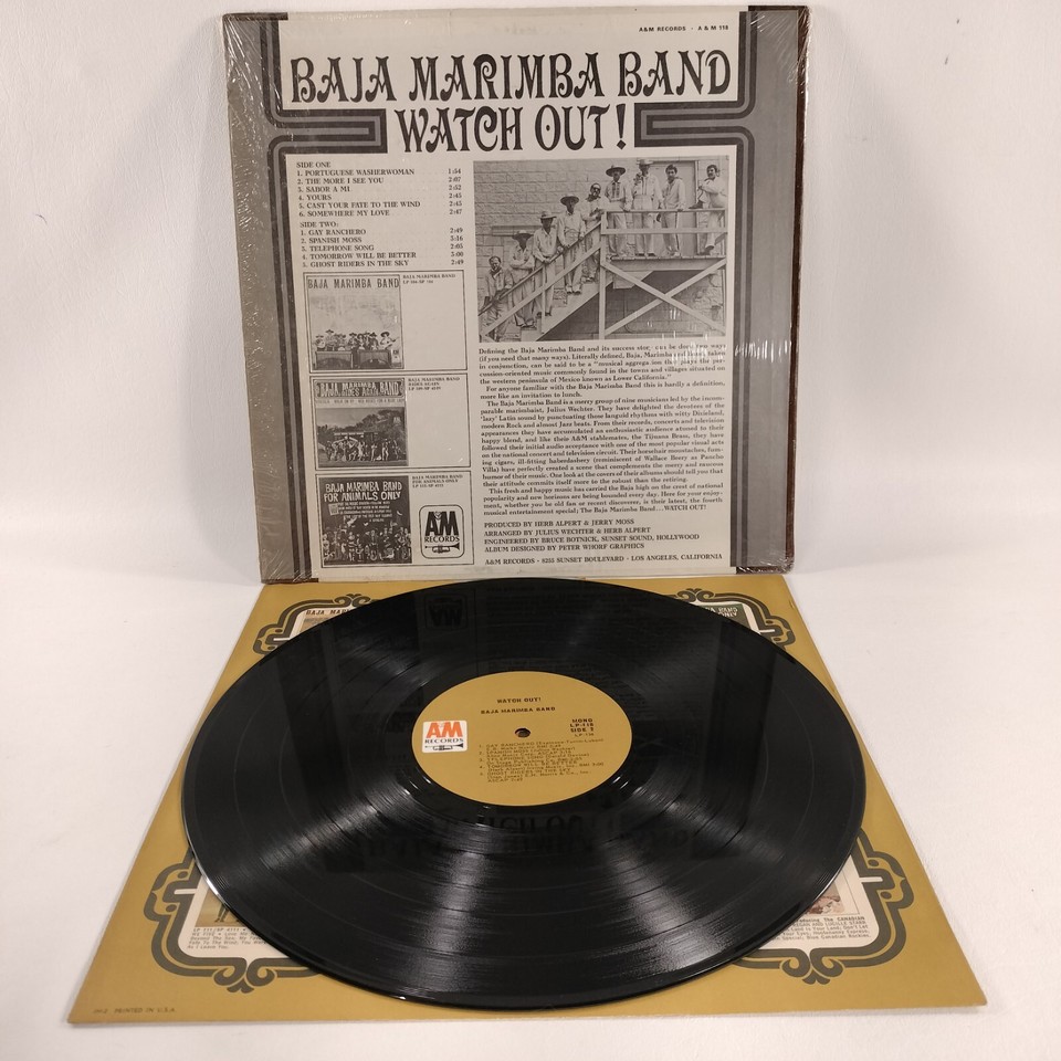 Baja Marimba Band Watch Out! LP Vinyl Record Mono | eBay
