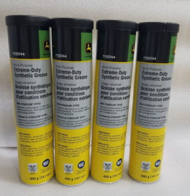 4 Tubes- John Deere Multi-Purpose Extreme Duty Synthetic Grease # ...