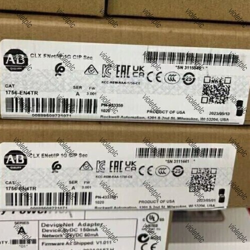 New AB 1756-EN4TR SER A ControlLogix Dual Port EtherNet I756EN4TR | eBay