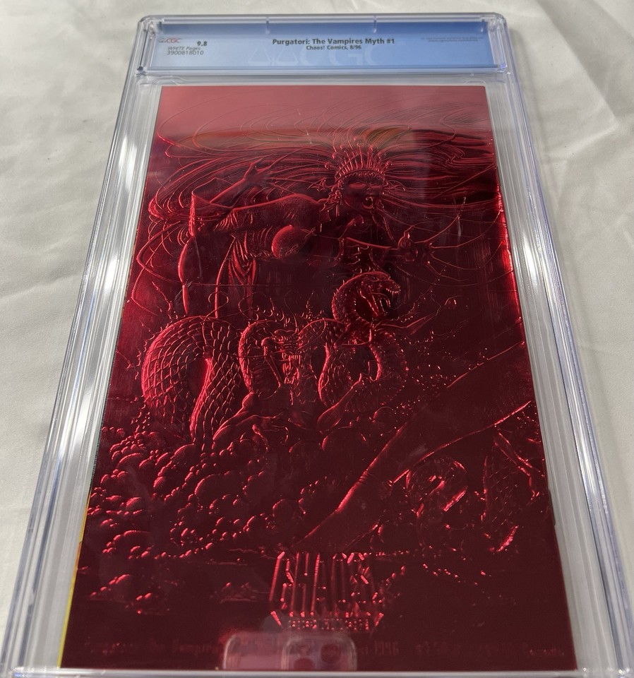 Purgatori: The Vampires Myth #1 Embossed Red Foil Wraparound Cover CGC ...