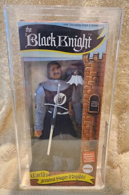 THE BLACK KNIGHT 1974 AFA 80 MEGO World's Greatest Super Knights WGSK ...