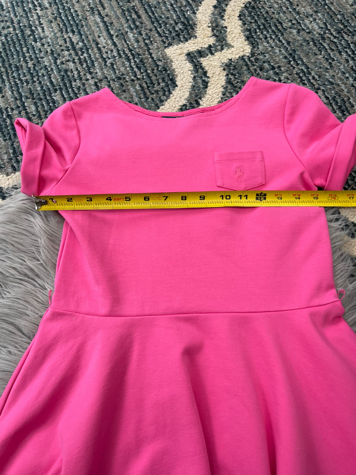 Polo Ralph Lauren Girls Size XL 16 Pink Short Sleave Dress | eBay