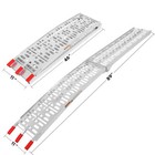 1Pair 7.5 ft Aluminum Arched Motorcycle ATV/UTV Truck Lawn Folding ...