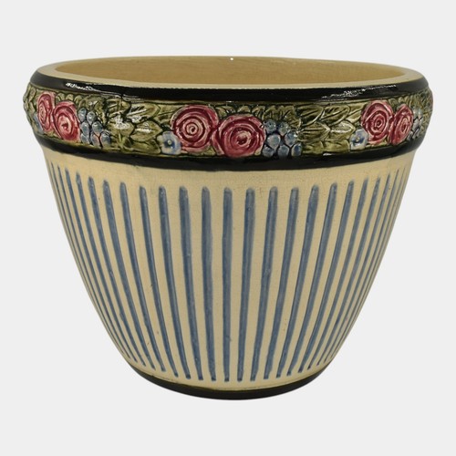 Weller Zona Eldora Chelsea 1920s Vintage Art Pottery Floral Jardiniere ...