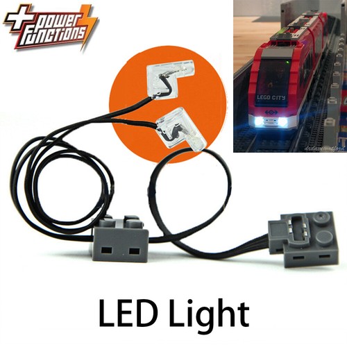 2pcs For Lego Technic Power Functions LED Lights 9V Electric Light 8870 ...
