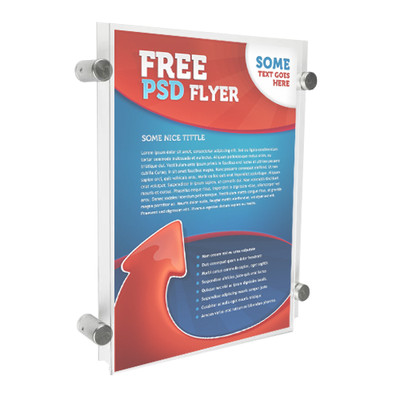 A1 A2 A3 A4 ACRYLIC WALL MOUNT POSTER DISPLAY SIGN HOLDERS PERSPEX ...