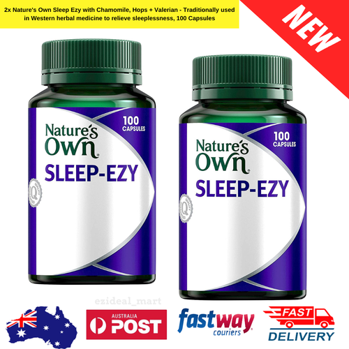2x Nature's Own Sleep Ezy Calms Nerves Herbal Relieves Sleeplessness ...
