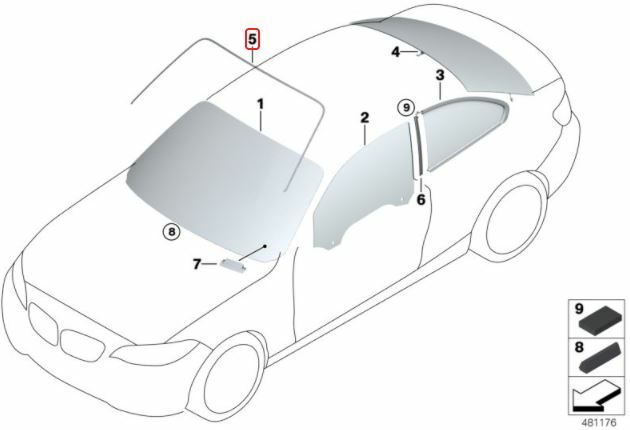 BMW 51317240671 Genuine OEM Reveal Molding for sale online | eBay