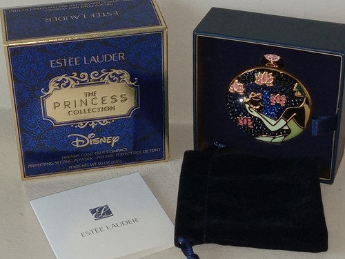 NIB Estee Lauder Compact Princess Collection Disney Powder DREAMS COME ...