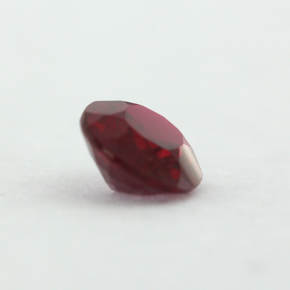 Loose Oval Cut Garnet CZ Stone Single Red Cubic Zirconia Jan Birthstone ...