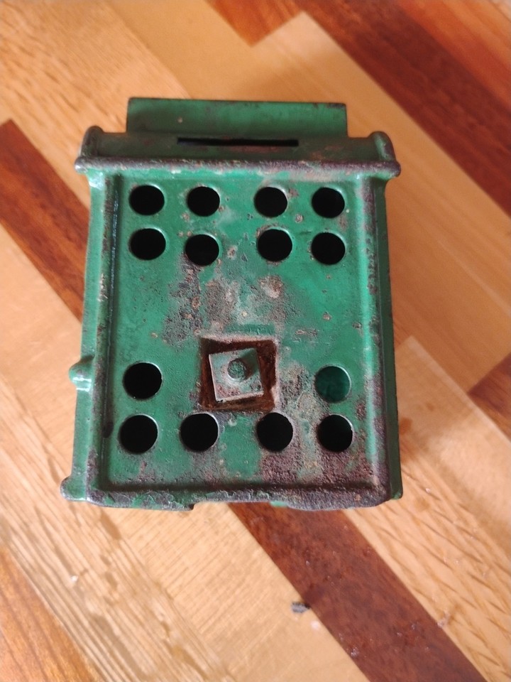 Kenton Cast Iron Mail Box with Eagle Bank | eBay