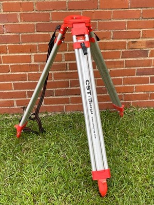 CST Berger Heavy Duty Aluminum Tripod for Survey Transit Laser ...