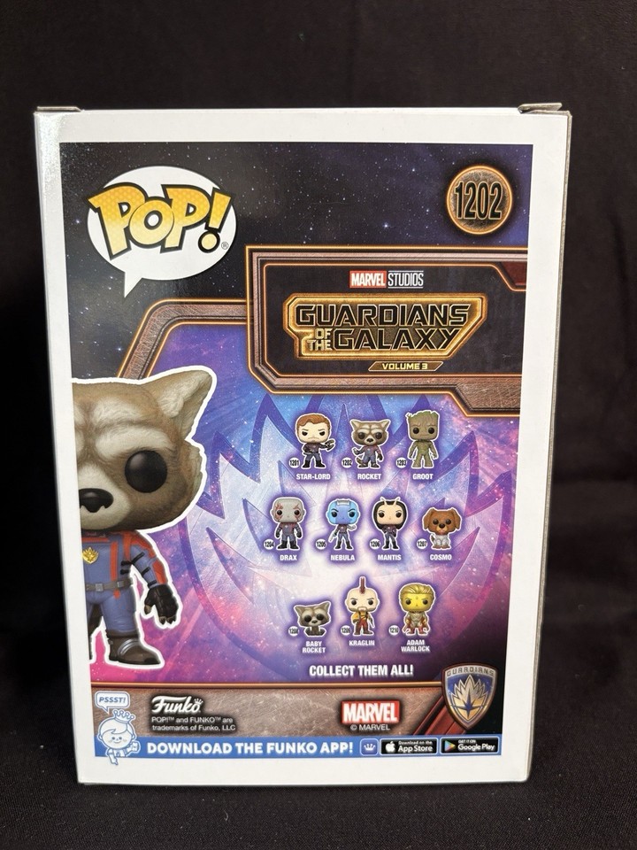 Funko Pop! Guardians Of The Galaxy Volume 3: Rocket #1202 - Protector ...