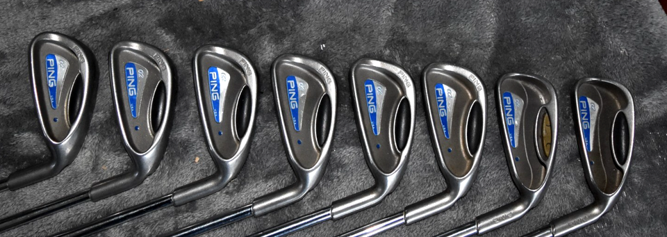 Ping Golf Club Set. G 10 & 15 Woods, Rapture Hybrids, G 2 Irons - New ...