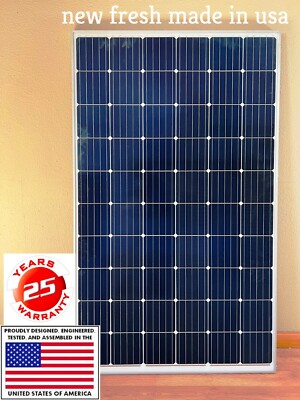 10~NEW 325 W SOLAR PANEL 24 V AMERICAN MADE 22.3% CELLS | eBay