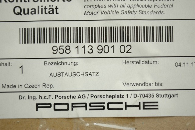 Genuine Porsche Cayenne 92a Repair Set 95811390102 for sale online | eBay