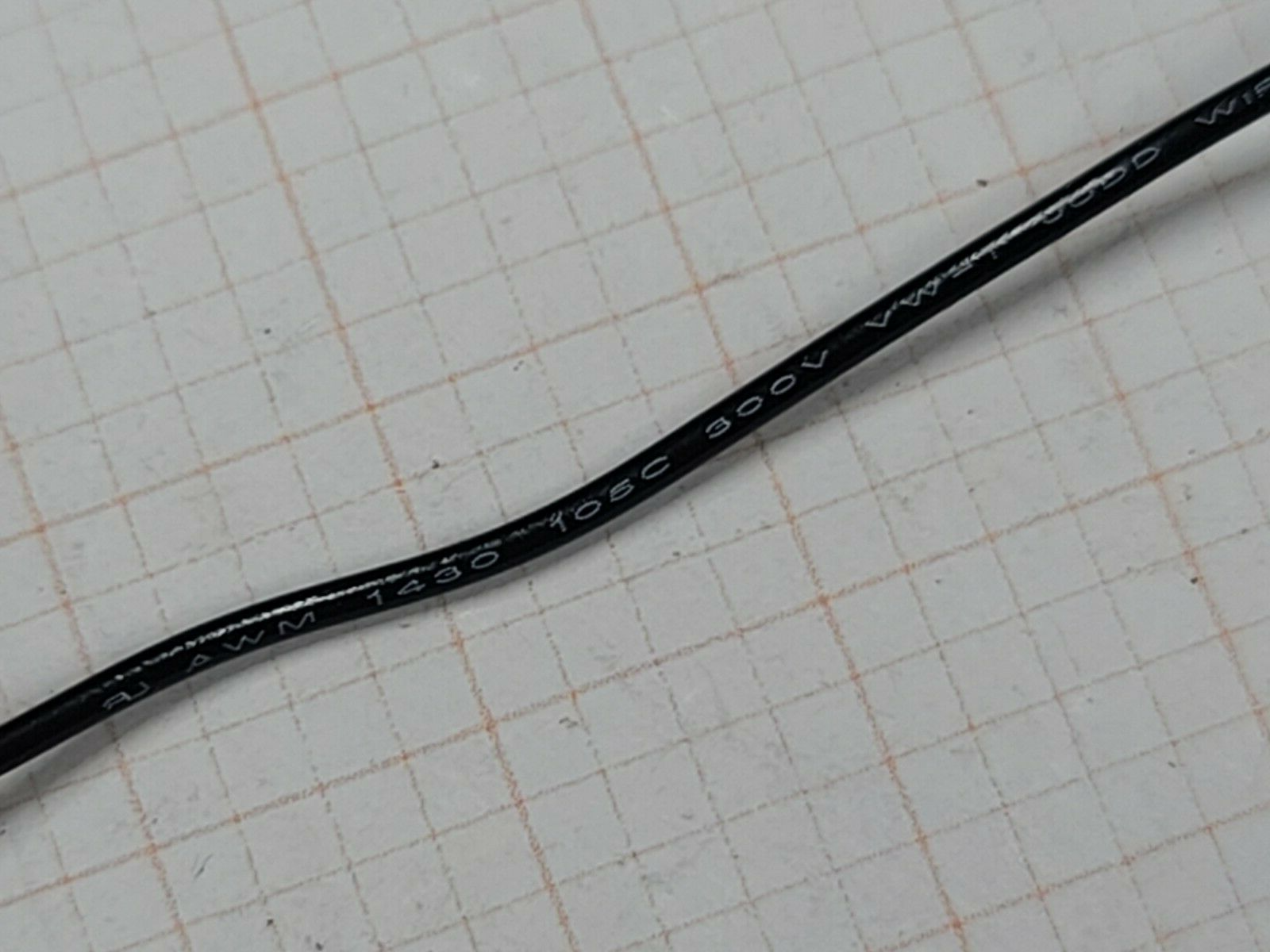 Judd Wire #22awg 7str UL-1430 XLPVC 105C/300V AWM Hook-Up/Lead Wire Black /100ft | eBay