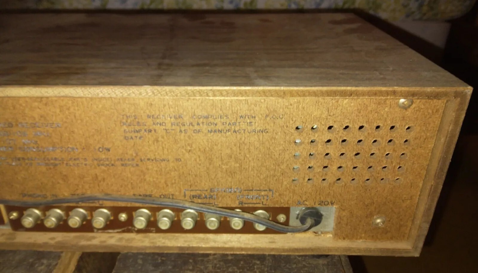 Vintage COMMODORE STEREO RADIO AM/FM SOUND Receiver - TESTED, WORKS! | eBay