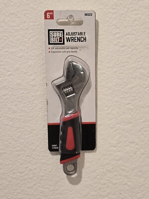 SURE-BILT 6 in. Nickel Finish Steel Adjustable Wrench | eBay