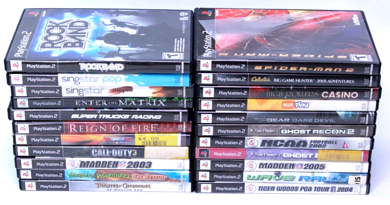 Lot of 22 Playstation 2 - PS2 Game Lot! Lots of CIB Tested Working! | eBay