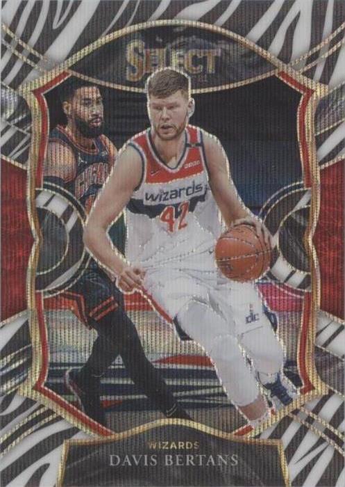 2020-21 Panini Select - Concourse Davis Bertans #28 Zebra Prizm for ...
