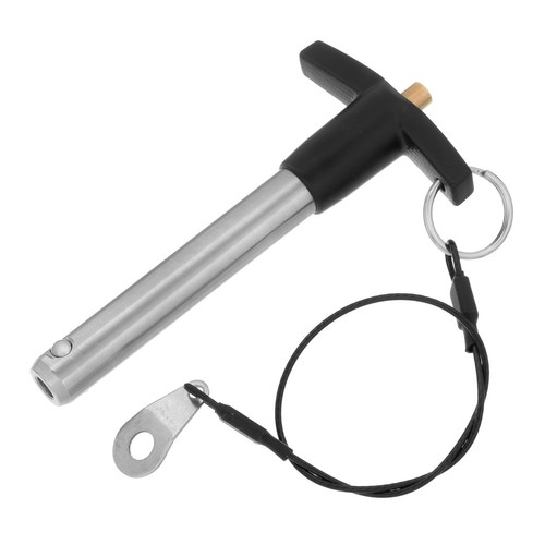 Stainless Steel 12mm Quick Release Ball Lock Pins Usable Length 60mm ...