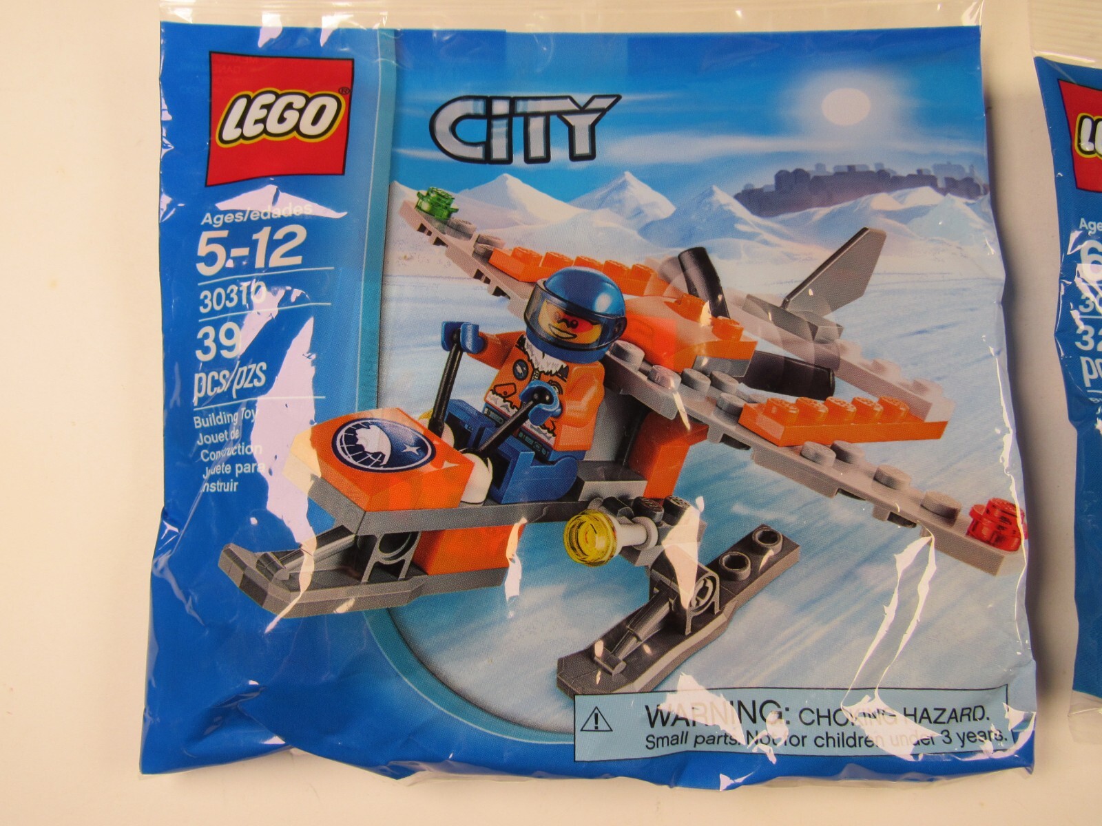 Lot of 2 LEGO City: (30014) Police Helicopter & (30310) Artic Scout NEW ...