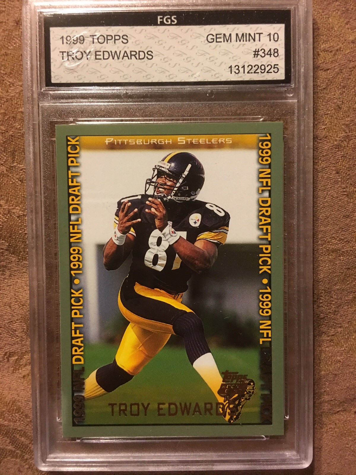1999 Topps - 1999 NFL Draft Pick Troy Edwards #348 (RC) for sale online ...