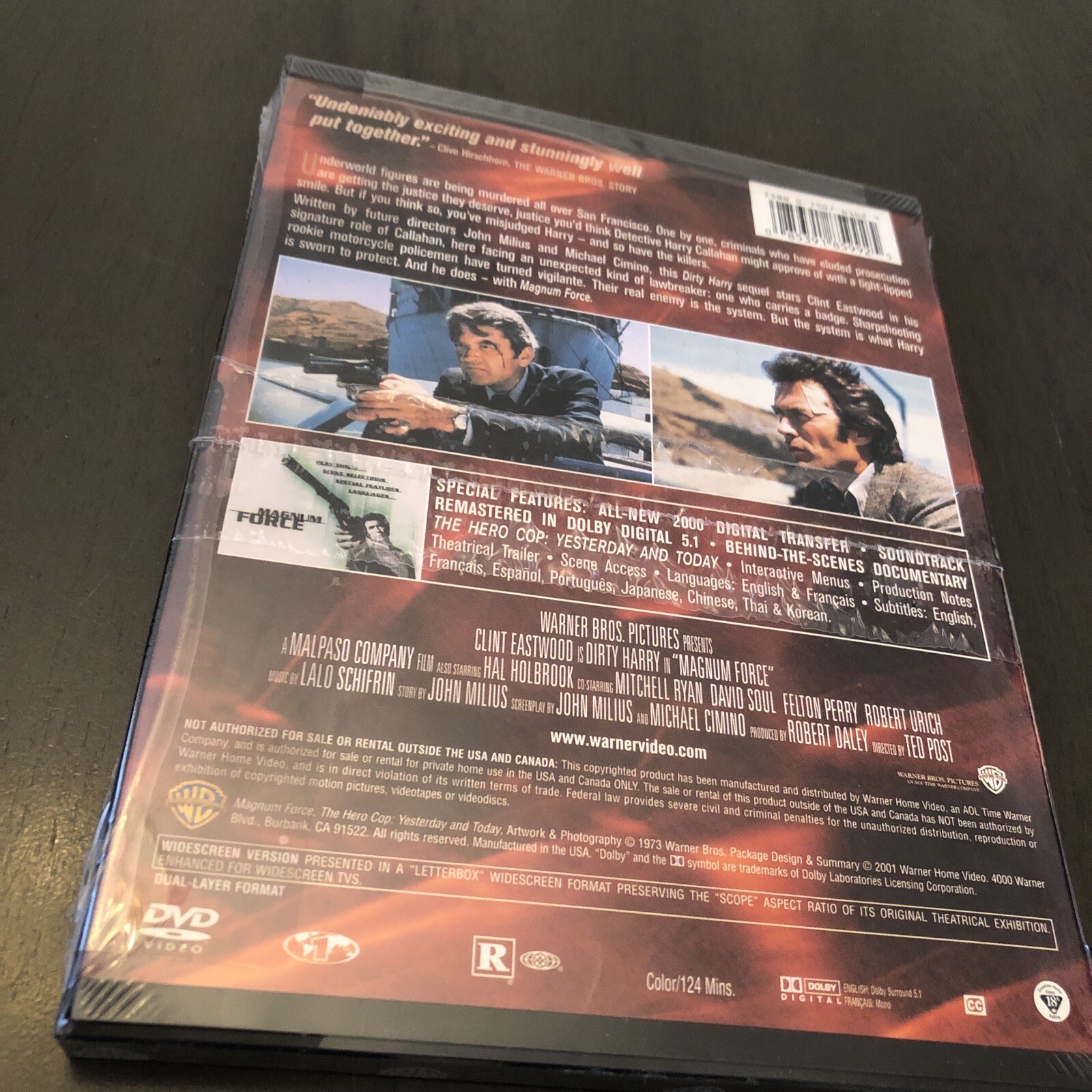 Magnum Force (DVD,1973) Clint Eastwood Collection Snapcase DVD Factory ...