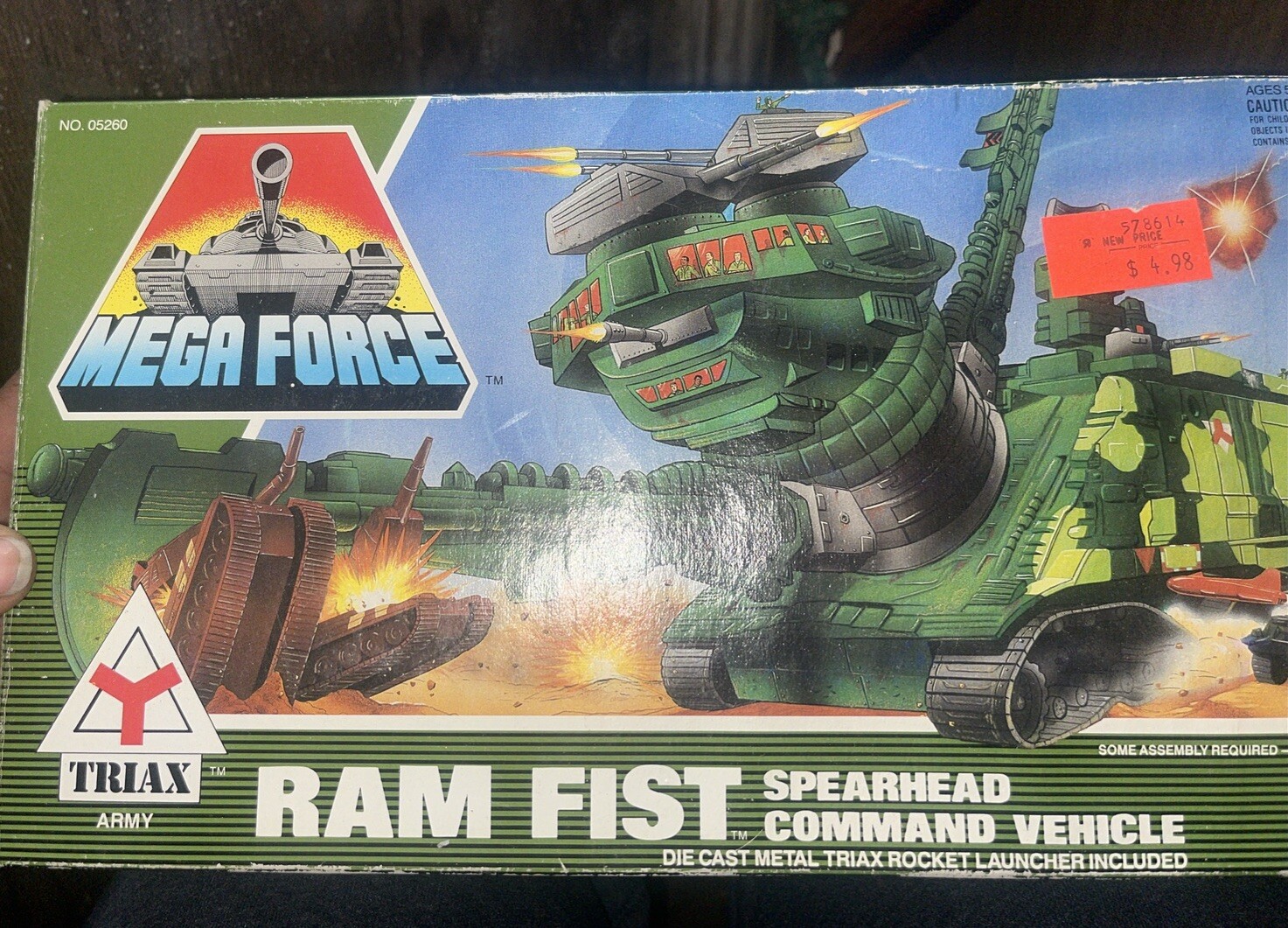 Kenner Megaforce 1989 Ram Fist Spearhead Command Vehicle | eBay