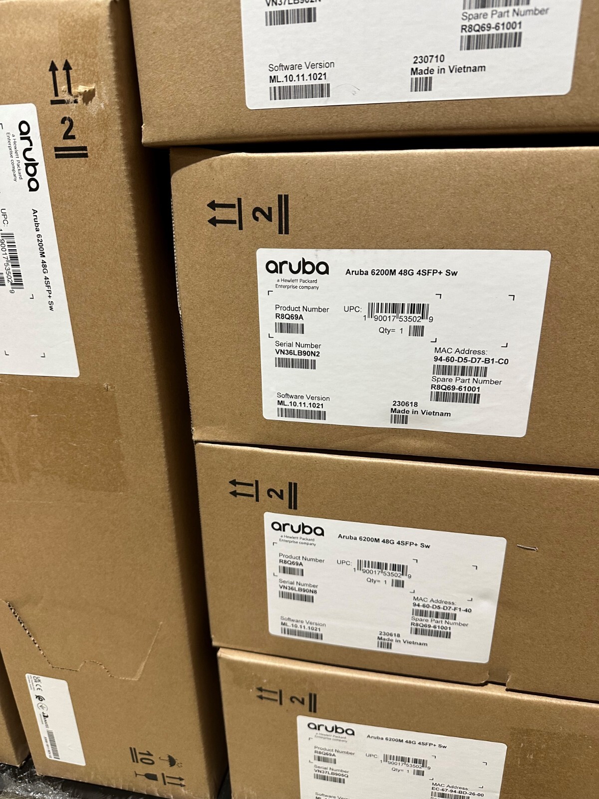 R8Q69A Aruba 6200M 48G 4SFP+ Switch - Brand New Sealed | eBay