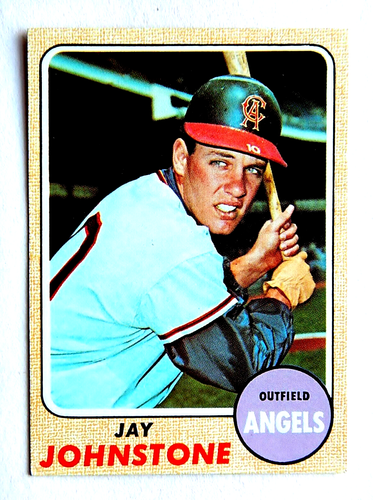Jay Johnstone #389 Topps 1968 Baseball Card (California Angels) *VG | eBay